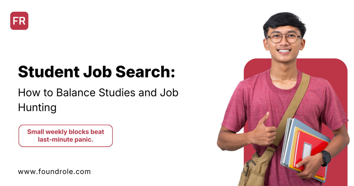 Student Job Search: Balance Studies and Job Hunting