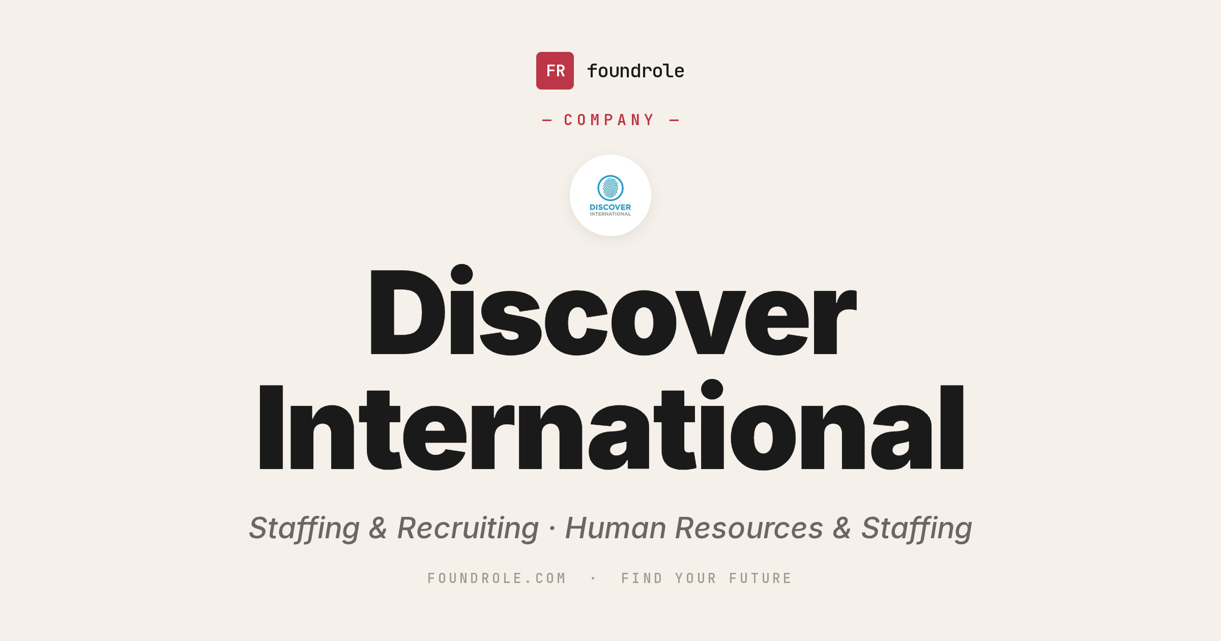 Discover International Jobs & Careers — Life Sciences