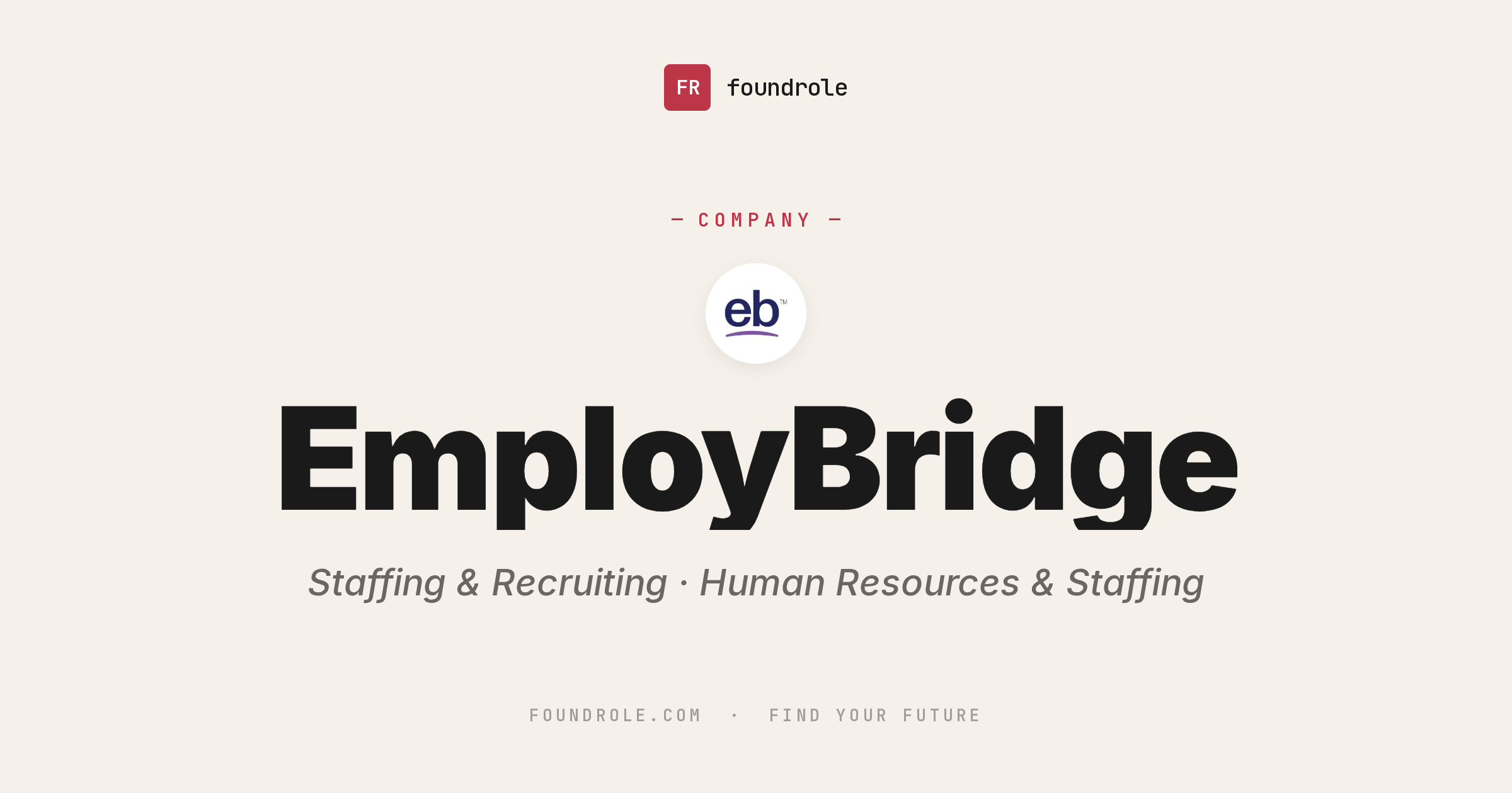 EmployBridge: Industrial Staffing Solutions