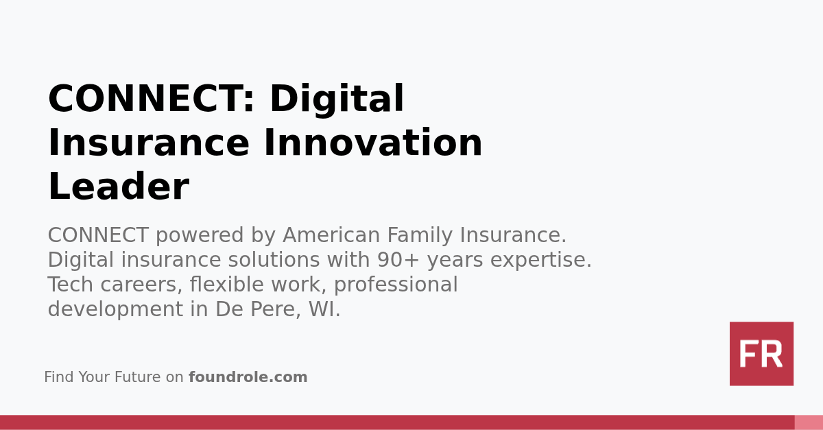 CONNECT: Digital Insurance Innovation Leader