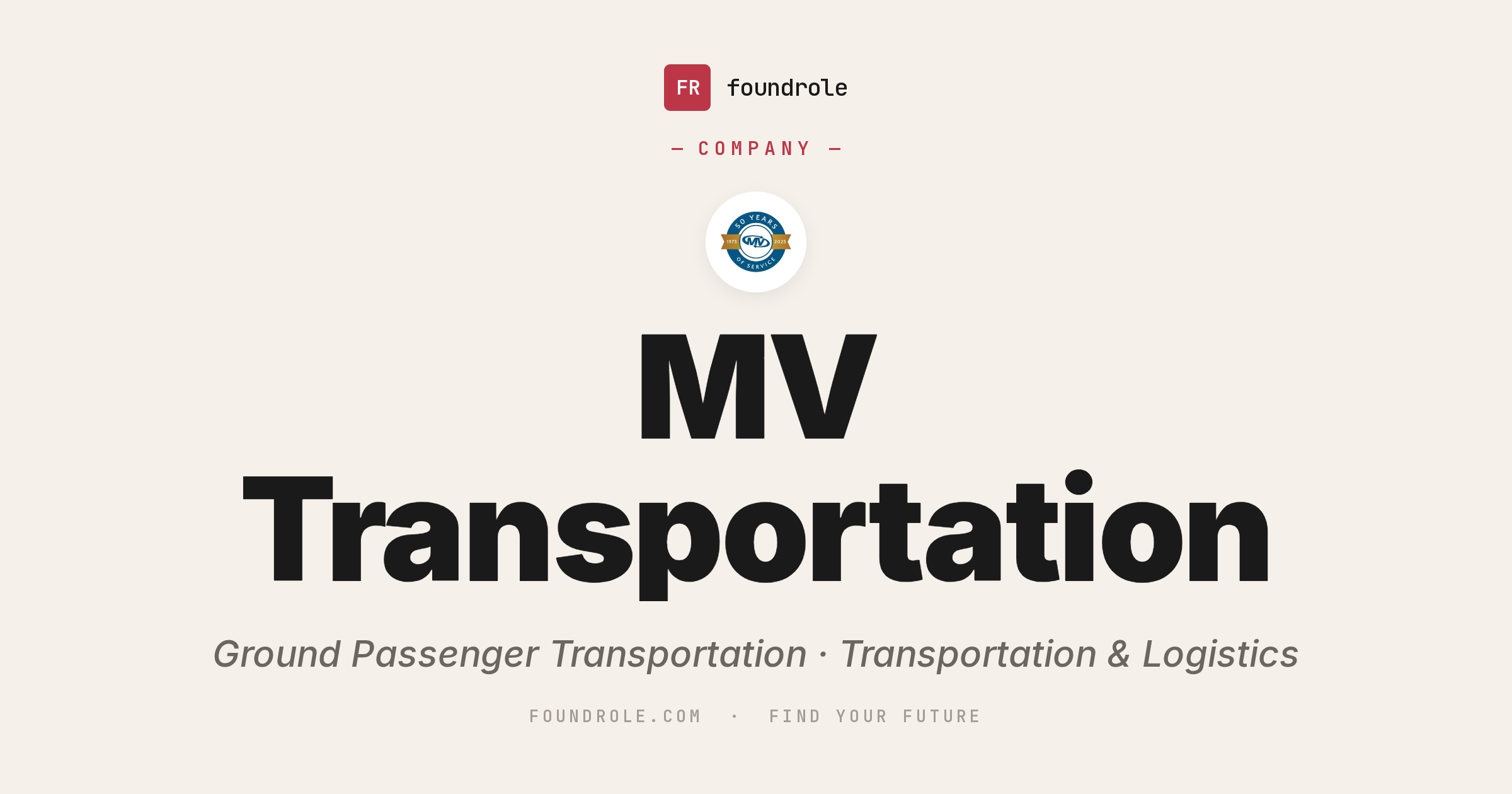MV Transportation: Passenger Transit Services Leader