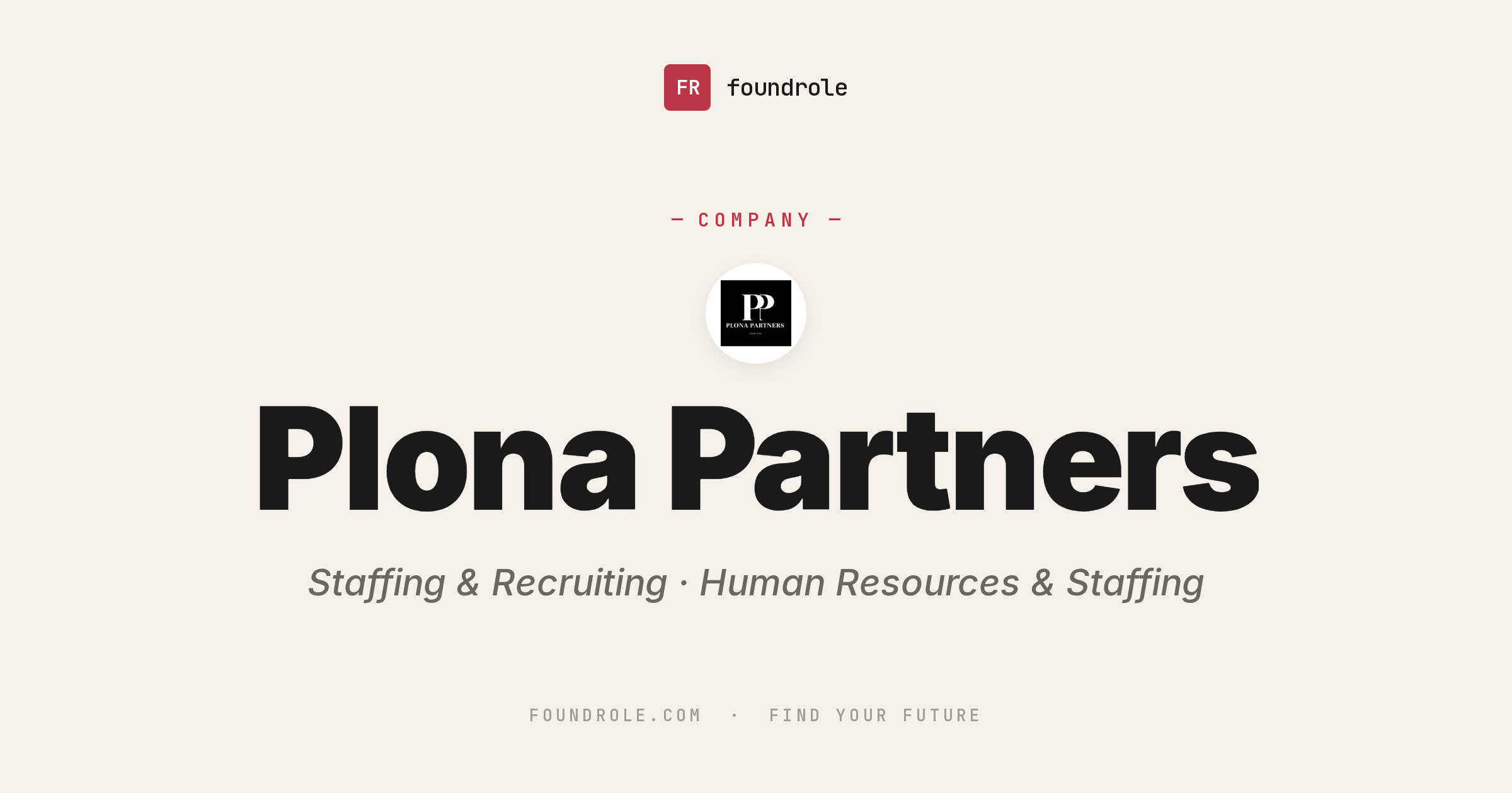 Plona Partners: Premier Legal Recruiting & Staffing Firm