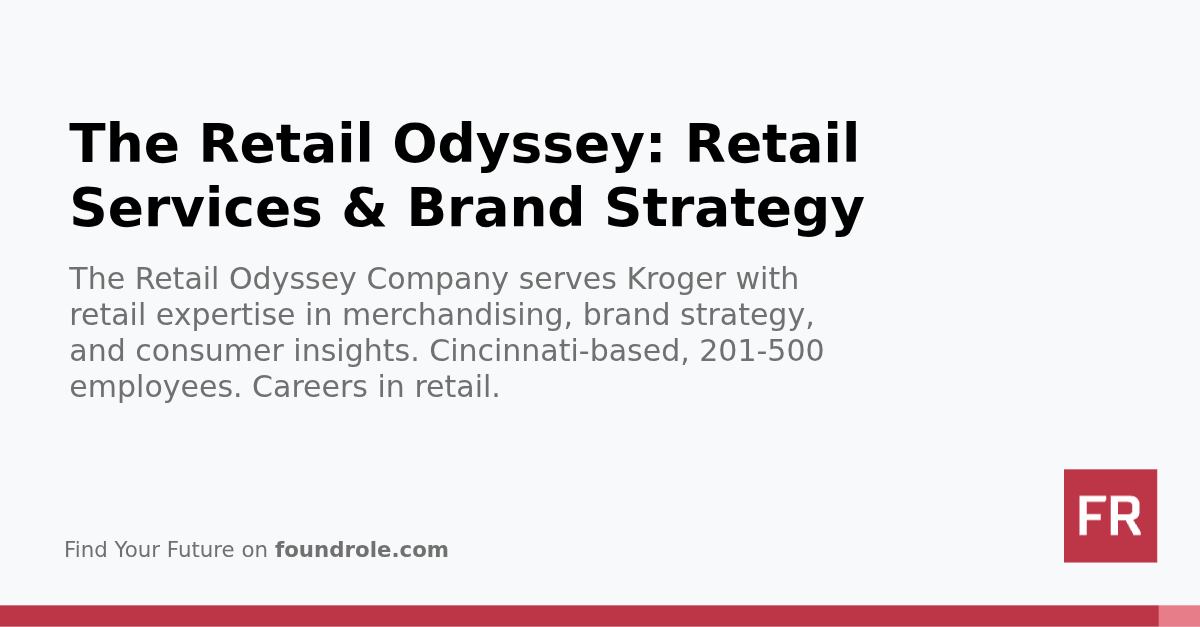 The Retail Odyssey: Retail Services & Brand Strategy