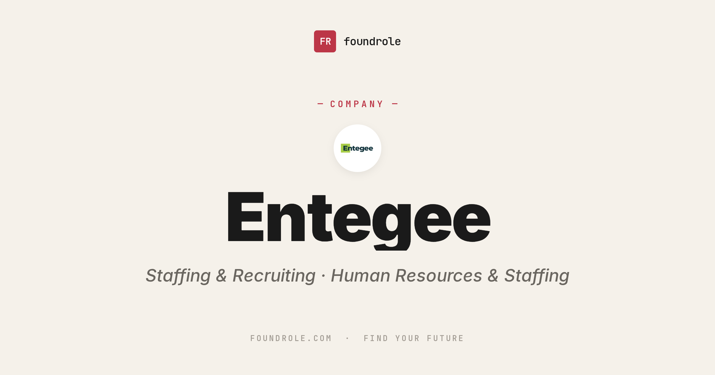 Entegee Jobs & Careers — Engineering & Technical Staffing