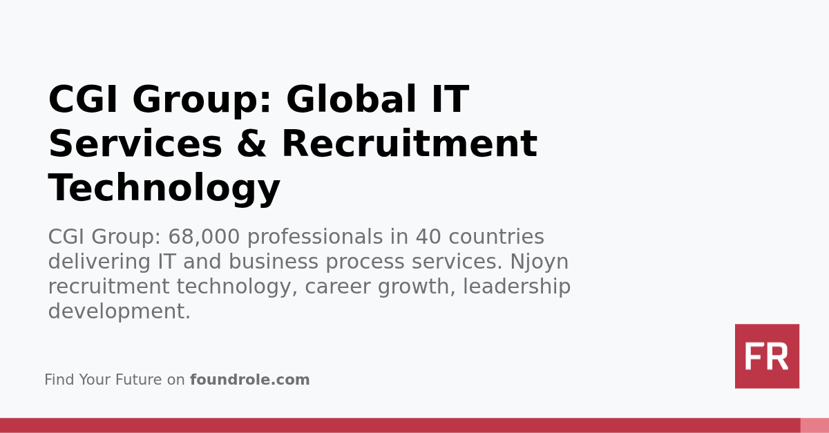 Njoyn by CGI: Leading Applicant Tracking System & Recruitment Solutions