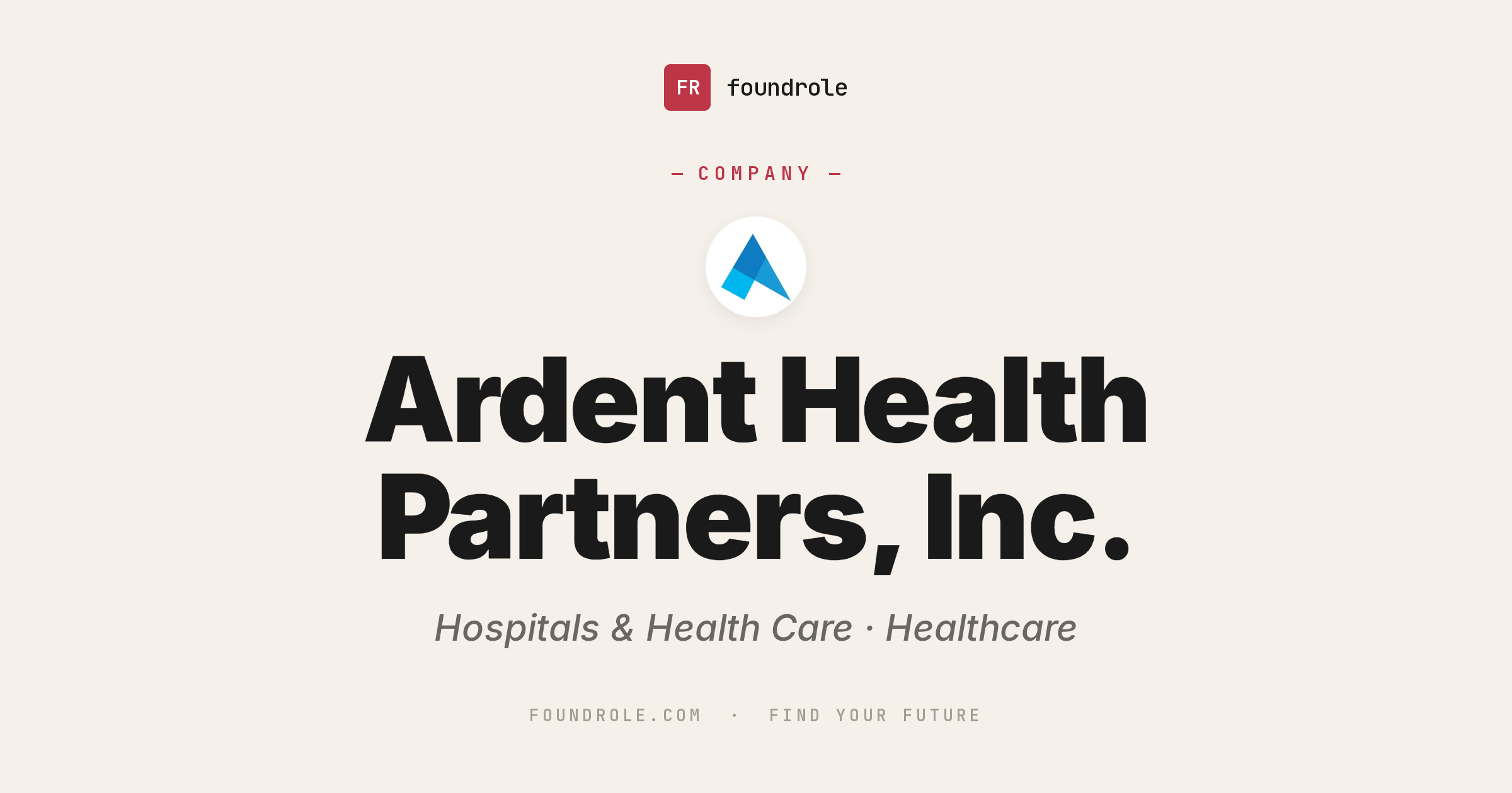 Ardent Health: Healthcare System Leader