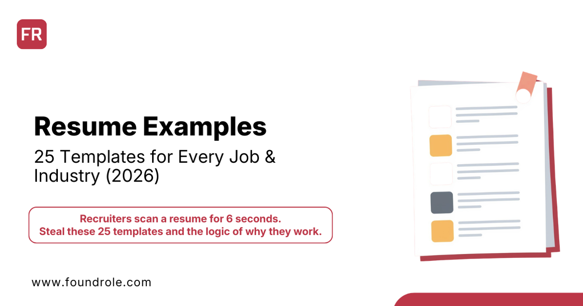 Resume Examples: 25 Templates for Every Job (2026)