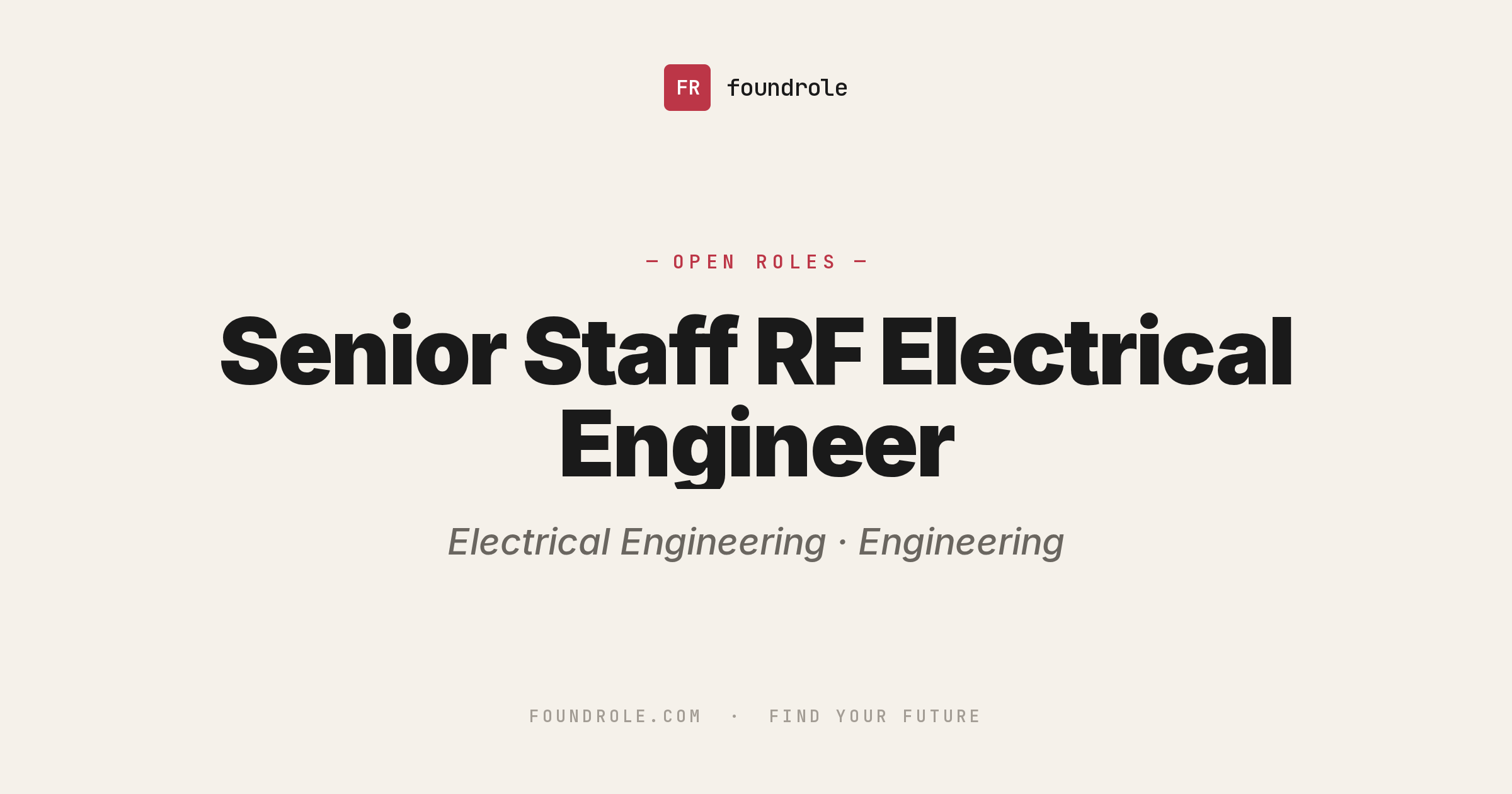 Senior Staff RF Electrical Engineer Jobs | 3k+
