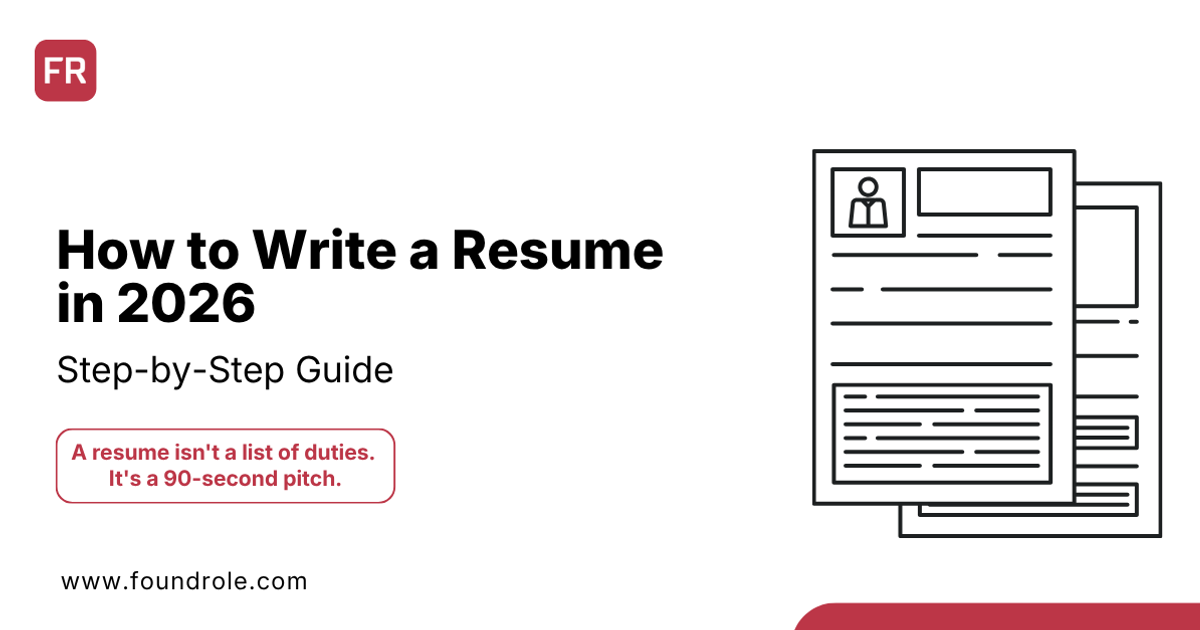 How to Write a Resume in 2026: Step-by-Step Guide