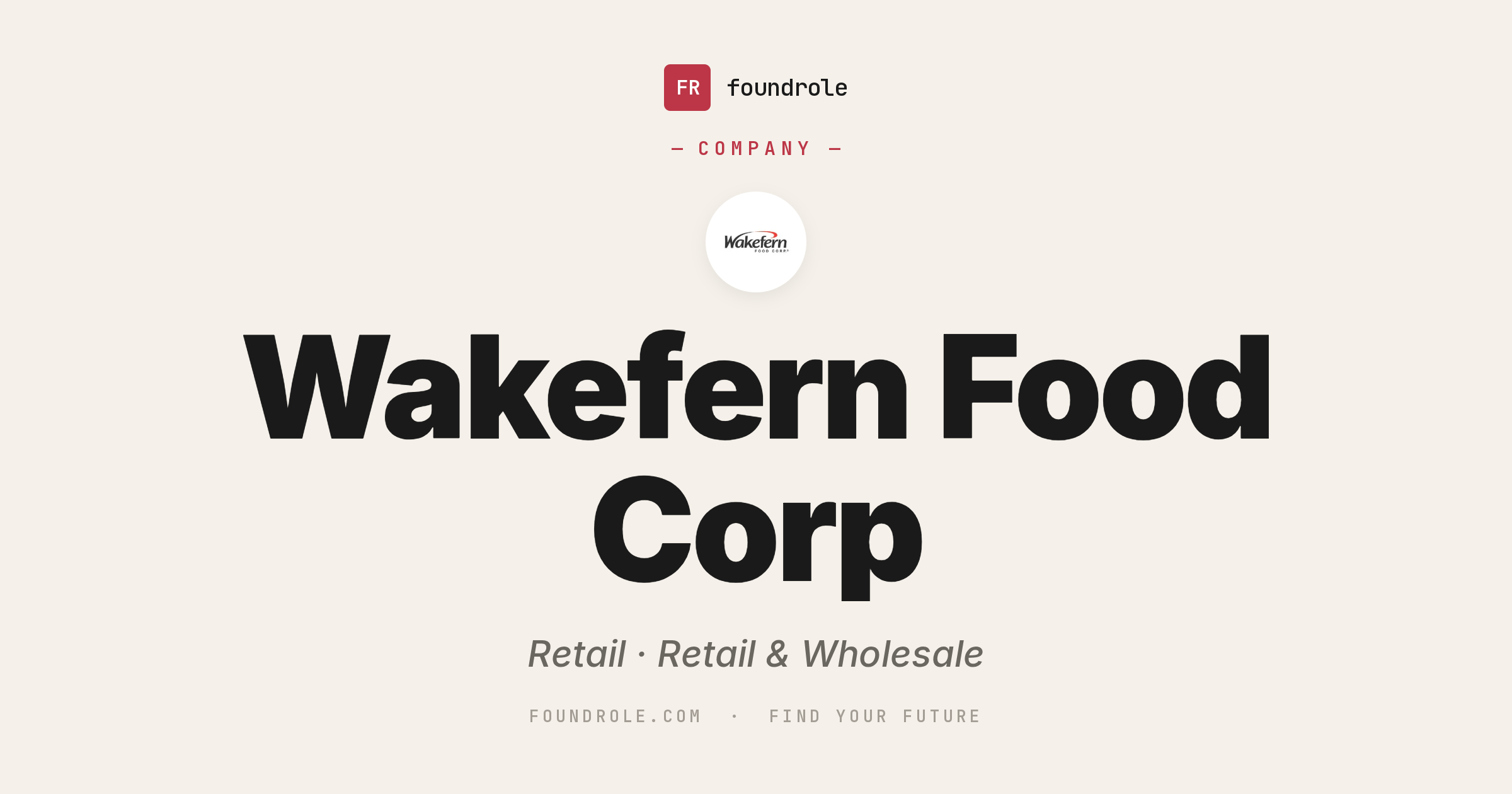 Wakefern Food Corp.: Cooperative Retail Leader